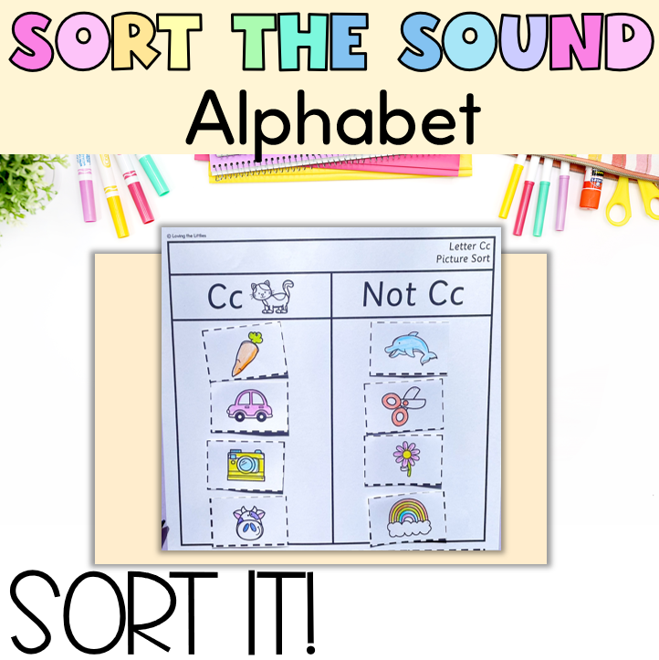 Sort It! Alphabet Beginning Sound Sorting Worksheets | Phonics activit ...