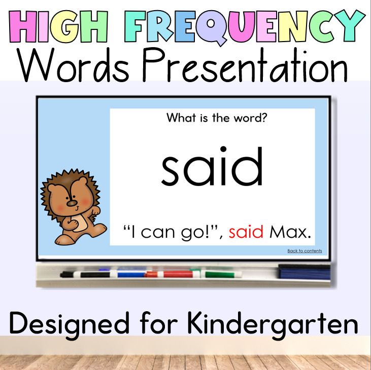 High frequency words PowerPoint | Heart words Flash words – Loving the ...