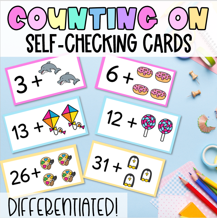 Counting On Addition Cards – Loving the Littlies