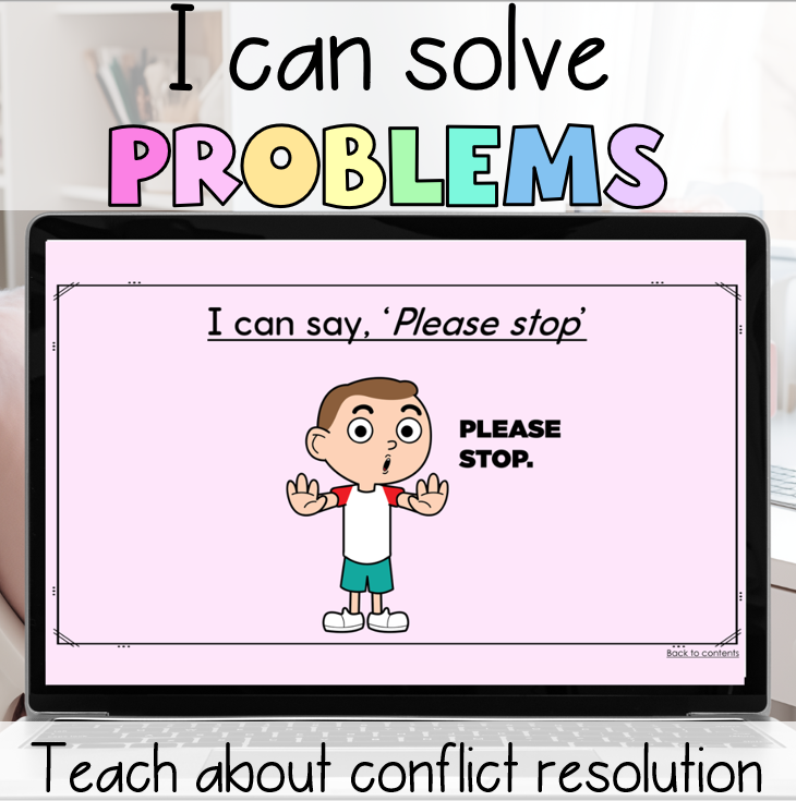 Conflict Resolution Strategies | SEL PowerPoint for lower primary ...
