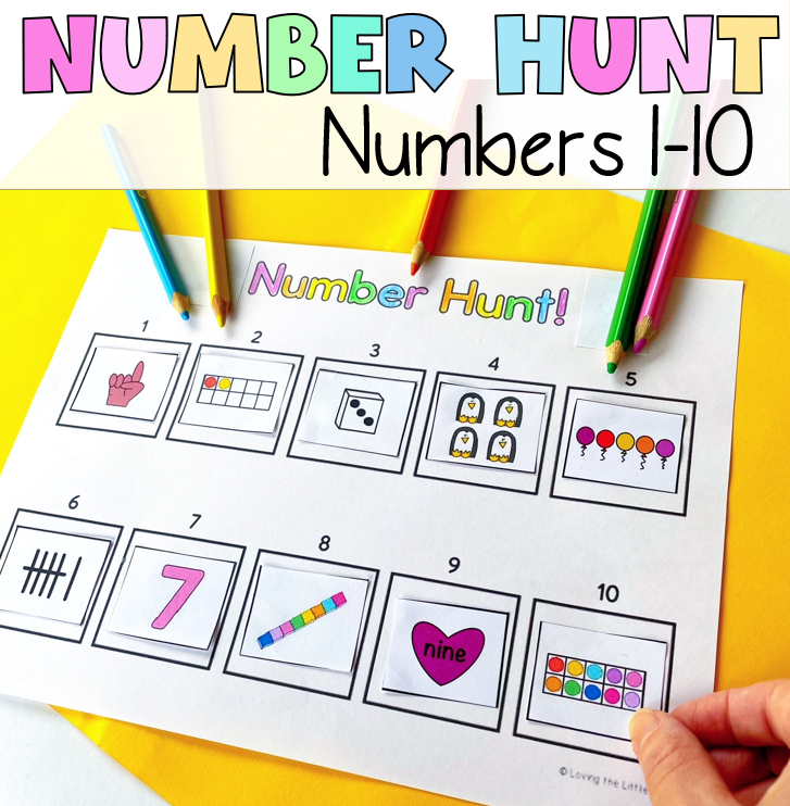 Number Hunt 1-10 – Loving the Littlies