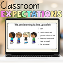 Classroom Expectation Slides | Rules and routines PowerPoint – Loving ...